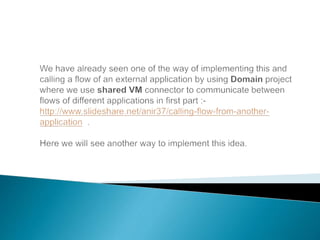 Calling flow from another application 2 | PPTX