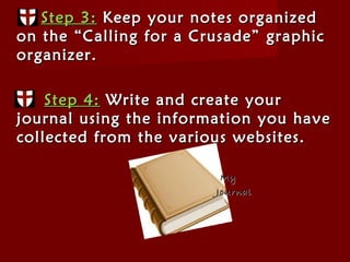 Calling for a crusade webquest[1] | PPT | Christianity | Religion ...