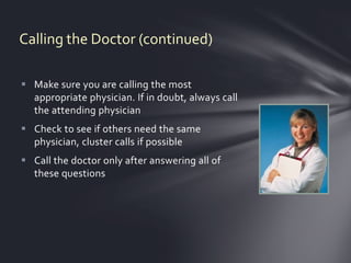 Calling the doctor | PPTX