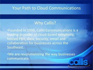 Callis Cloud Expo Presentation 2011 Final | PPT