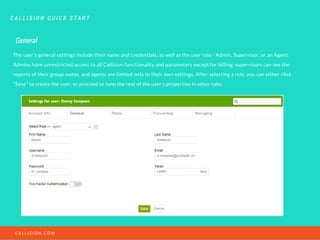 Callision Quick Start | PPT