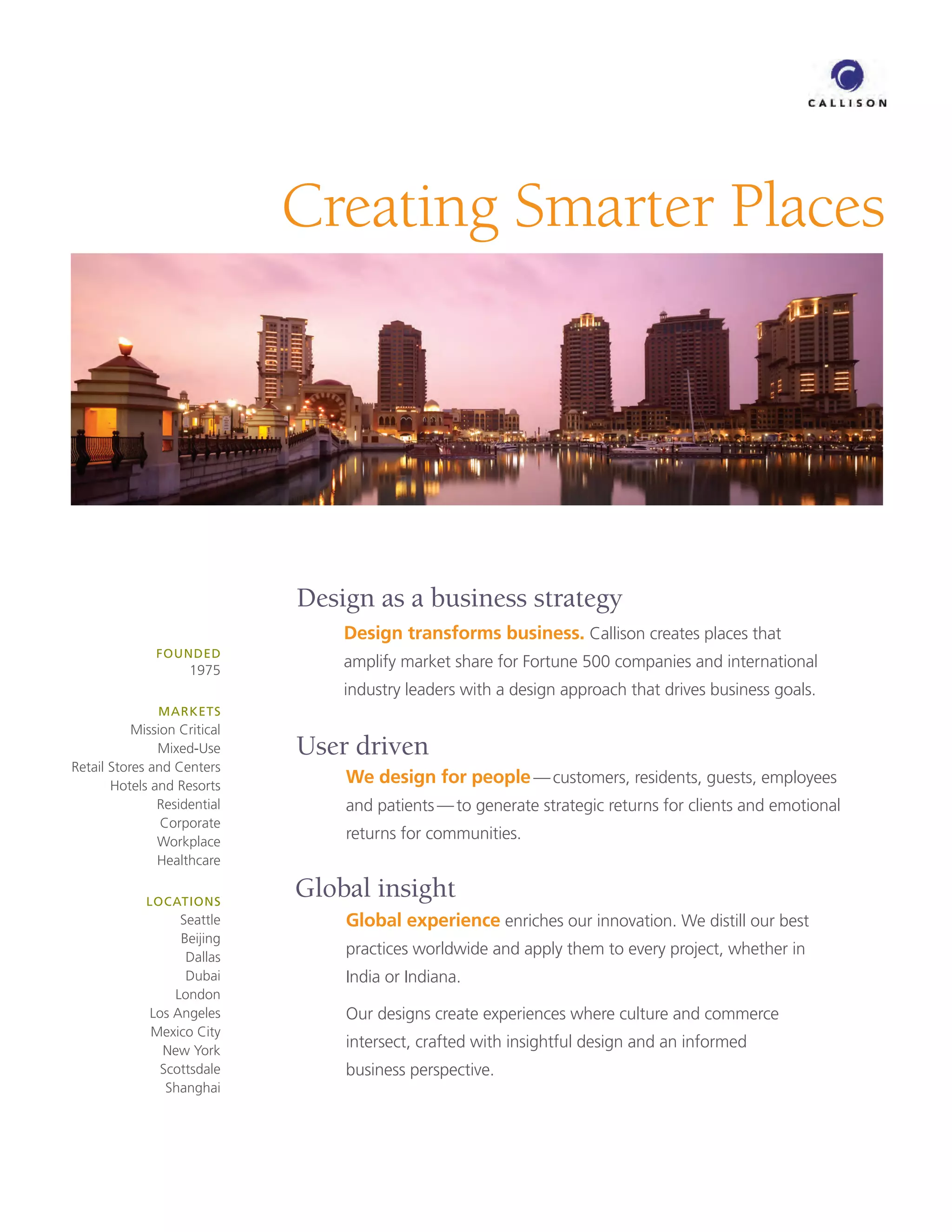 Callison Theme Park Projects | PDF