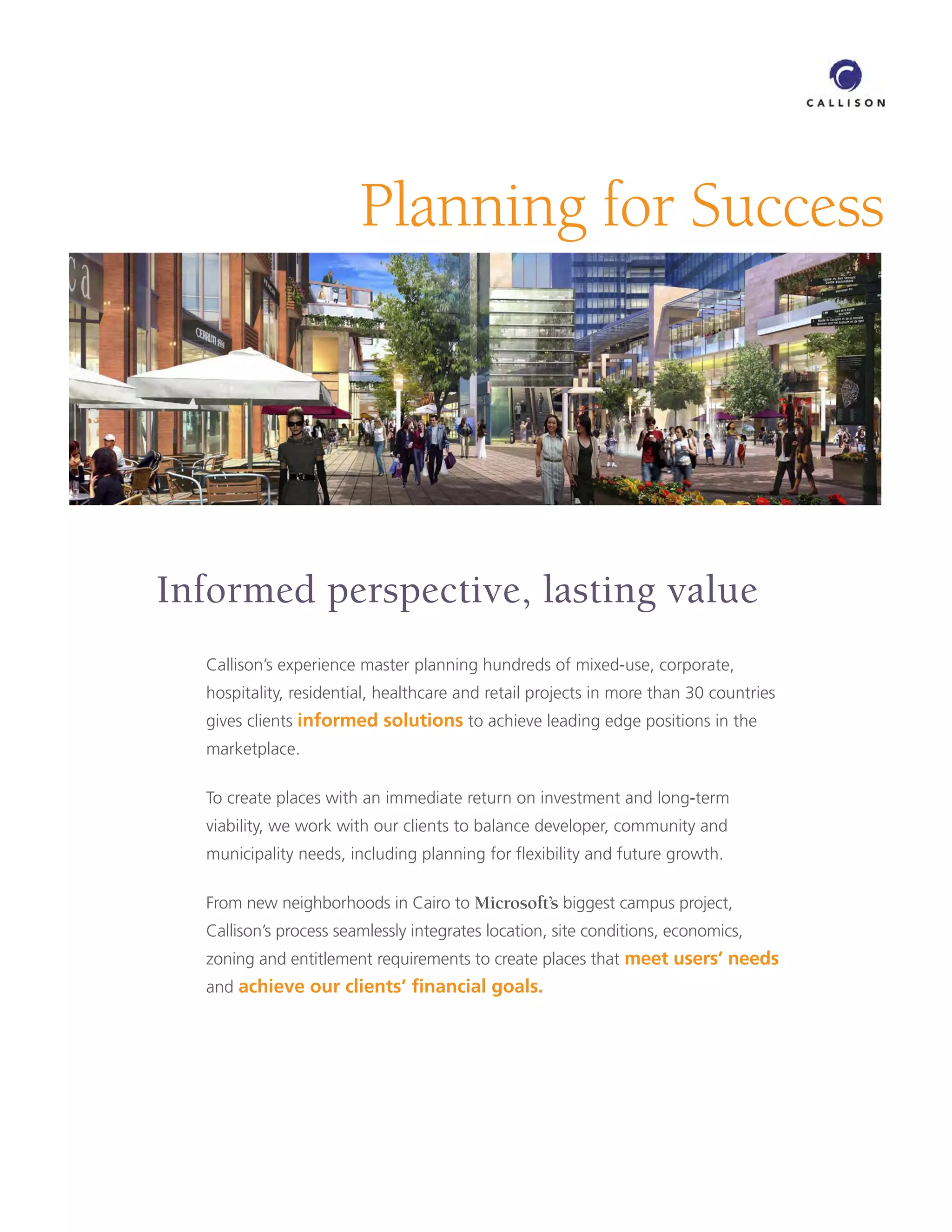 Callison Theme Park Projects | PDF