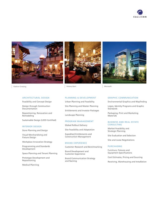 Callison Theme Park Projects | PDF