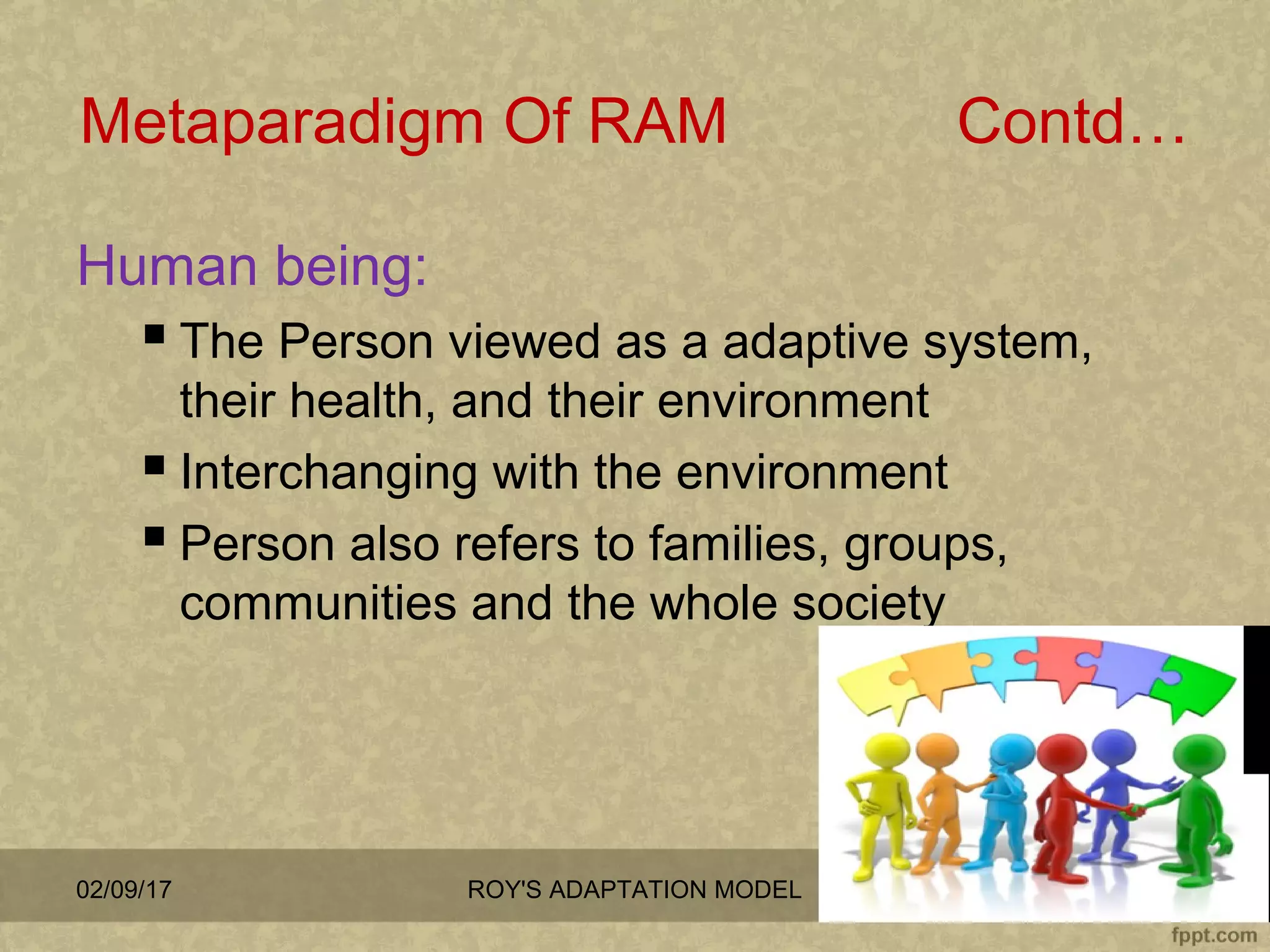 Roy's Adaptation Model | PPT