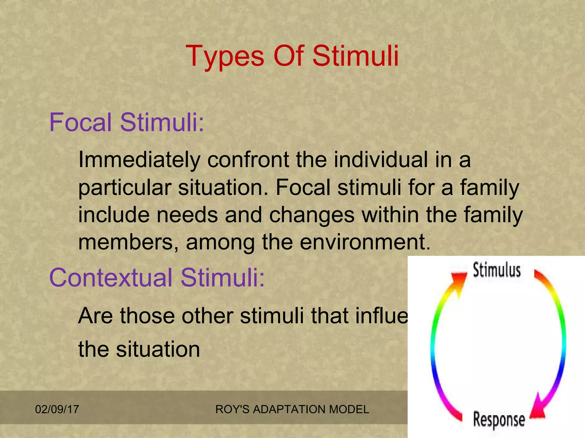 Roy's Adaptation Model | PPT