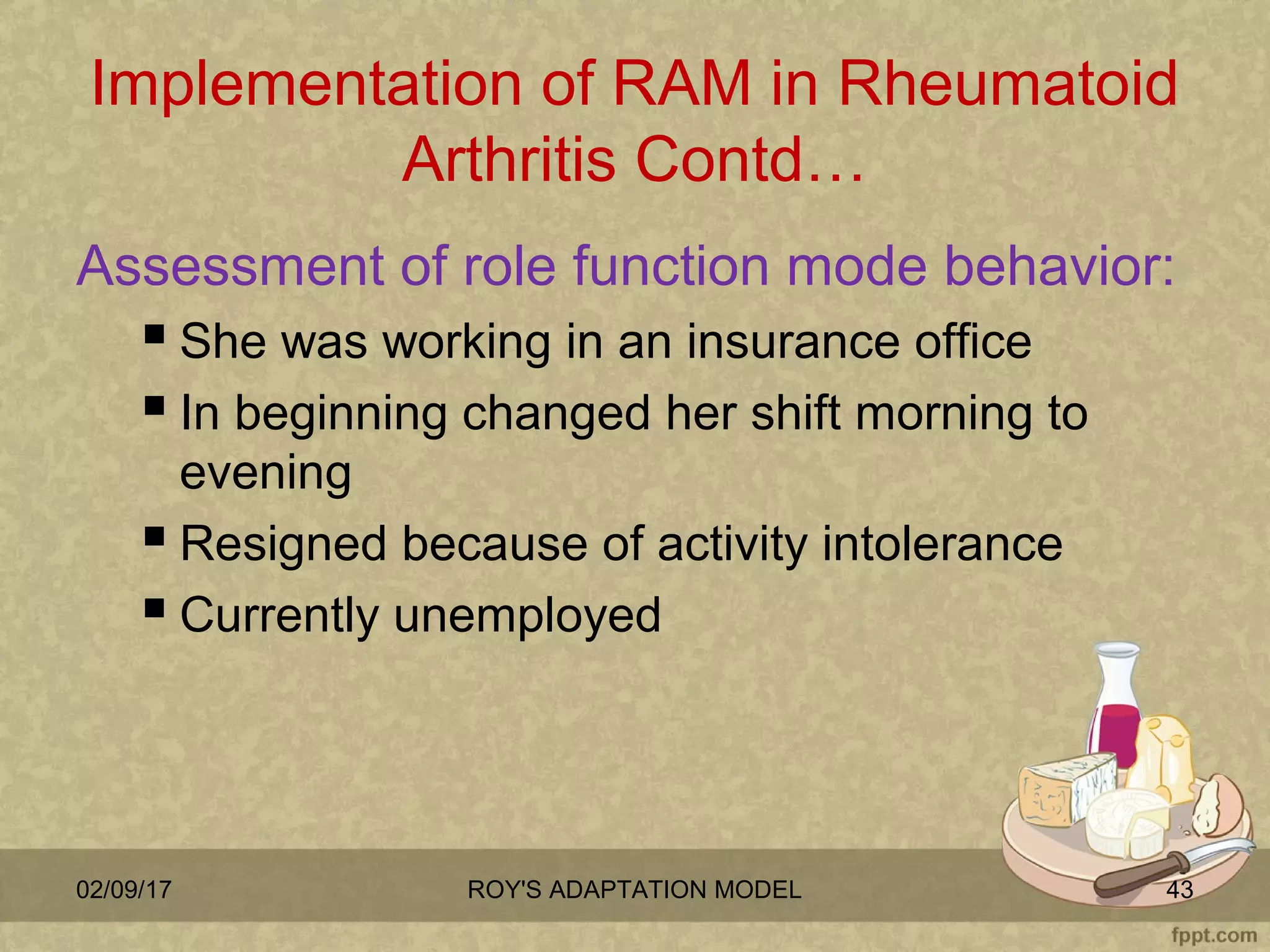 Roy's Adaptation Model | PPT
