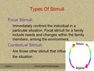 Roy's Adaptation Model | PPT