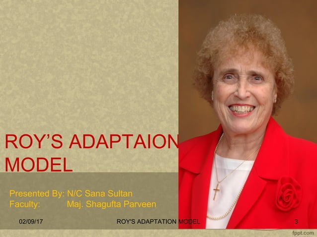 Roy's Adaptation Model | PPT