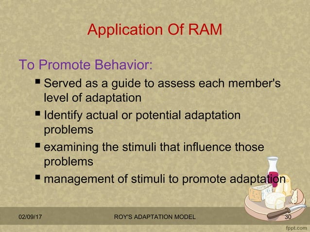 Roy's Adaptation Model | PPT