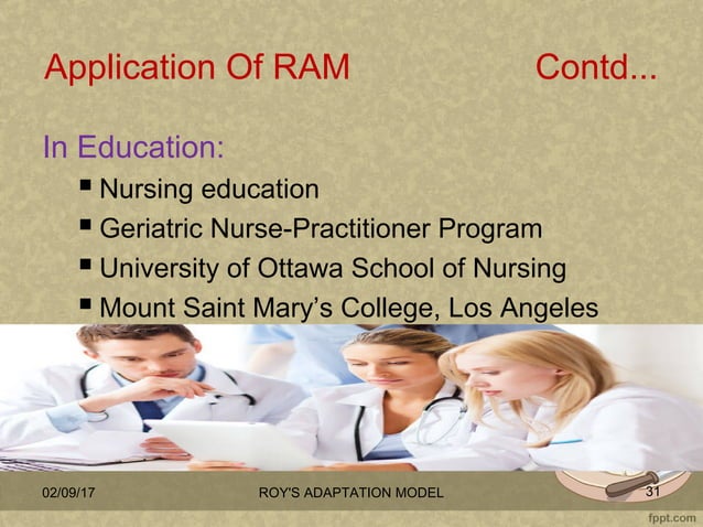 Roy's Adaptation Model | PPT