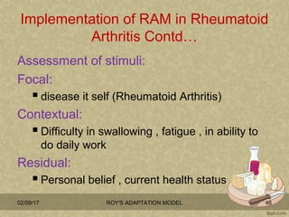 Roy's Adaptation Model | PPT