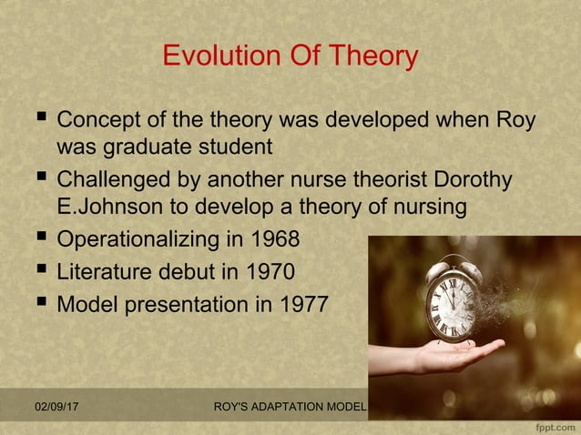 Roy's Adaptation Model | PPT