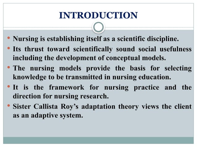 The Callista Roy Adoptation Model...pptx