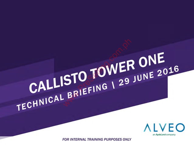 Callisto Tower 1 - Project Presentation | PDF | Developmental Sites ...