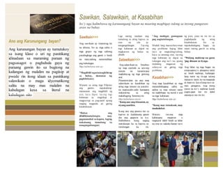 Pagpapanatili ng yaman ng kultura't tradisyon : Mga naiambag ng ...