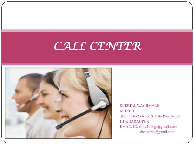 Call Center | PPTX