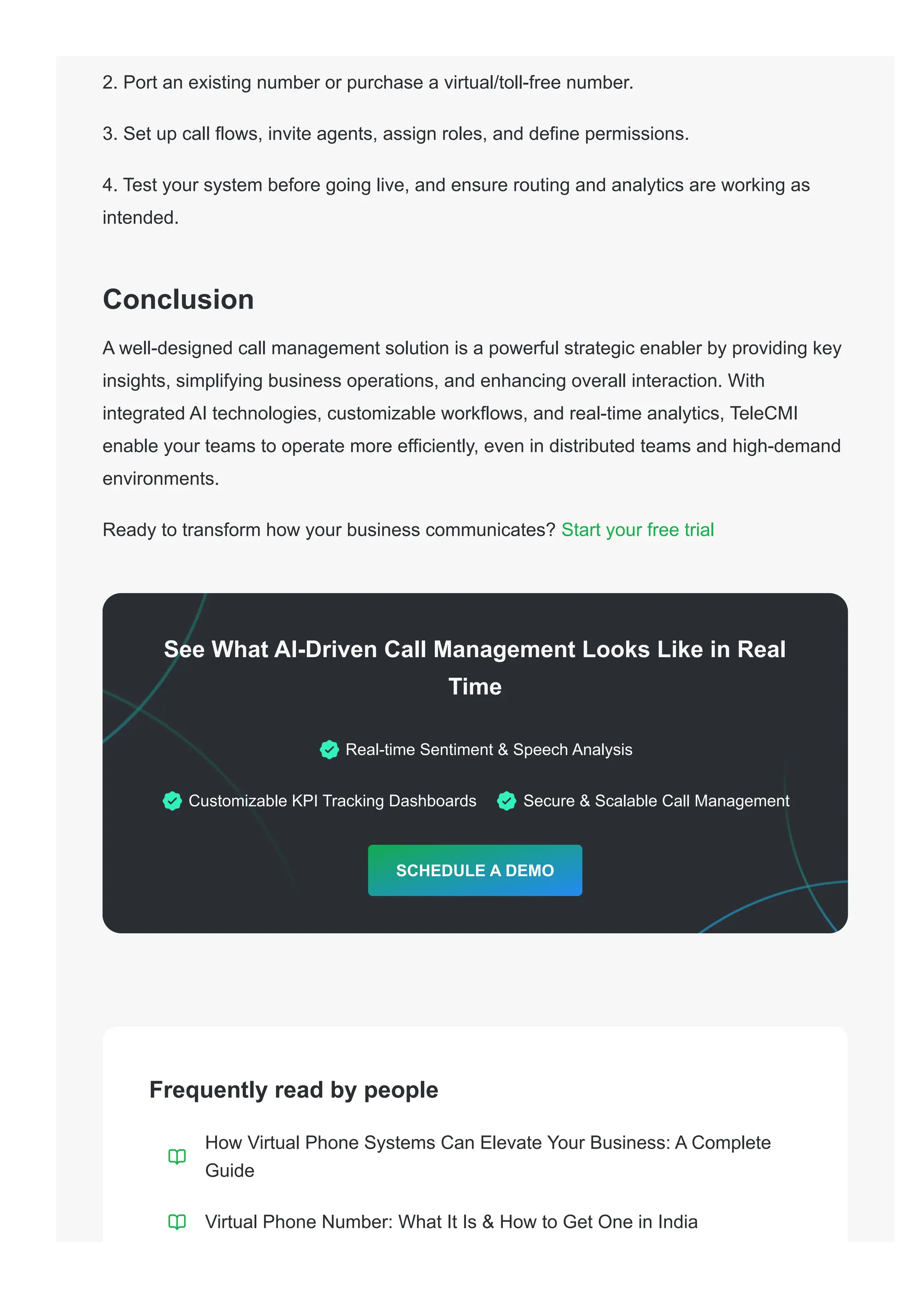 Call Management System: A Complete Guide | PDF
