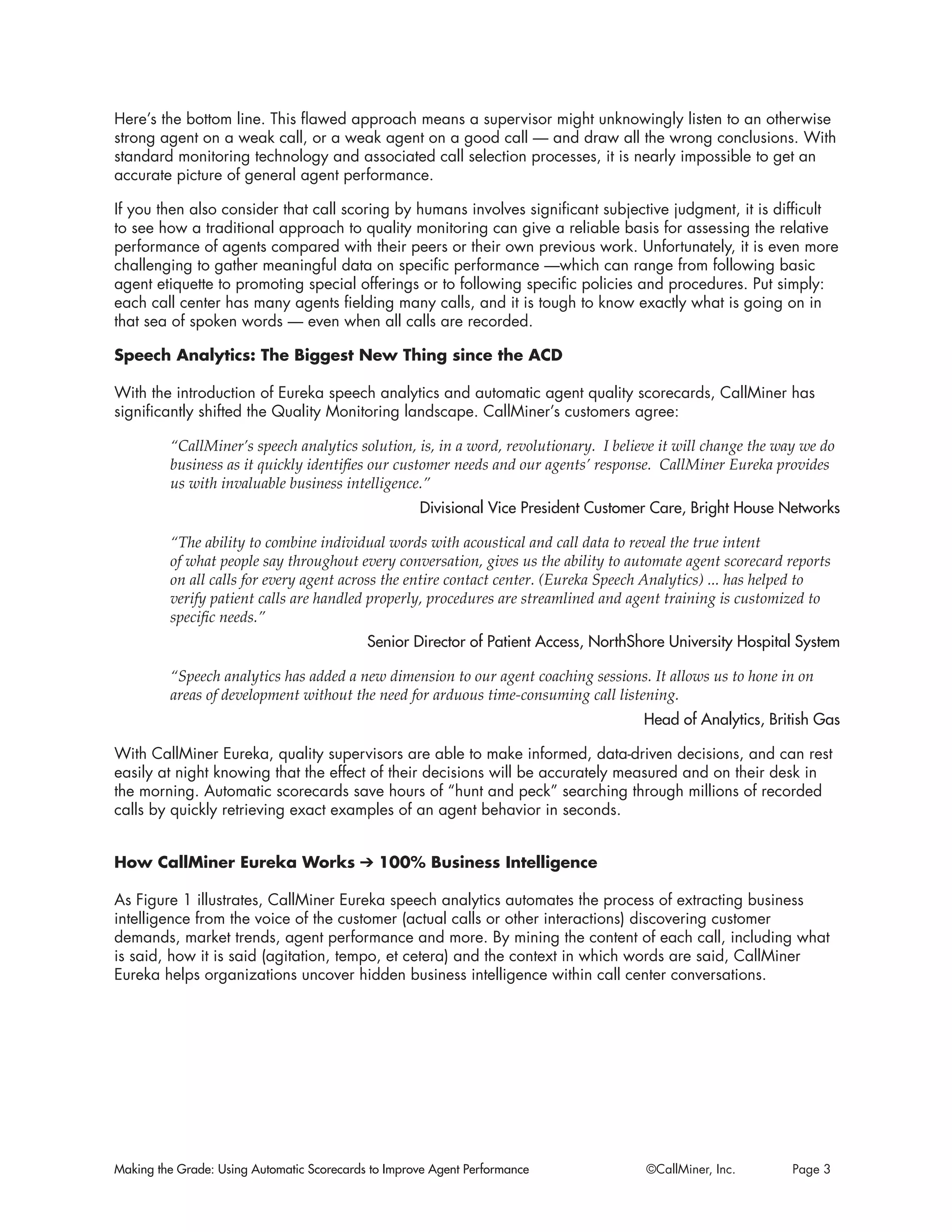 CallMiner_Automatic_Scorecards_Agent_Performance | PDF