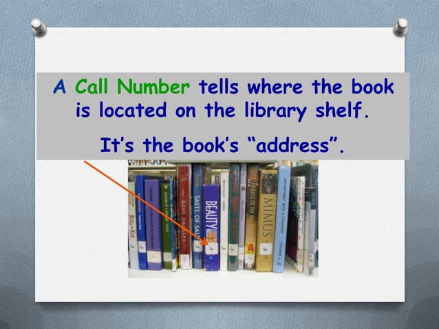 Call numbers | PPT
