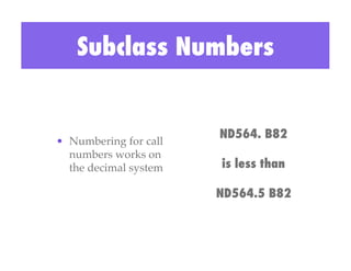 Silent Tutorial: Library of Congress call numbers | PPT