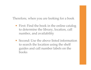 Silent Tutorial: Library of Congress call numbers | PPT