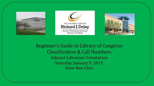 Library of Congress Classification & Call Numbers for Non-Catalogers ...