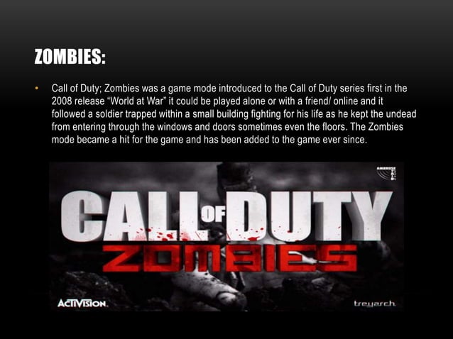 Call of Duty | PPTX | Arms & Ammunition | Sensitive Topics