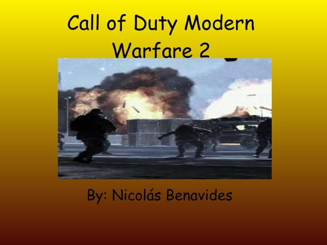 Call of duty modern warfare 2 | PPT