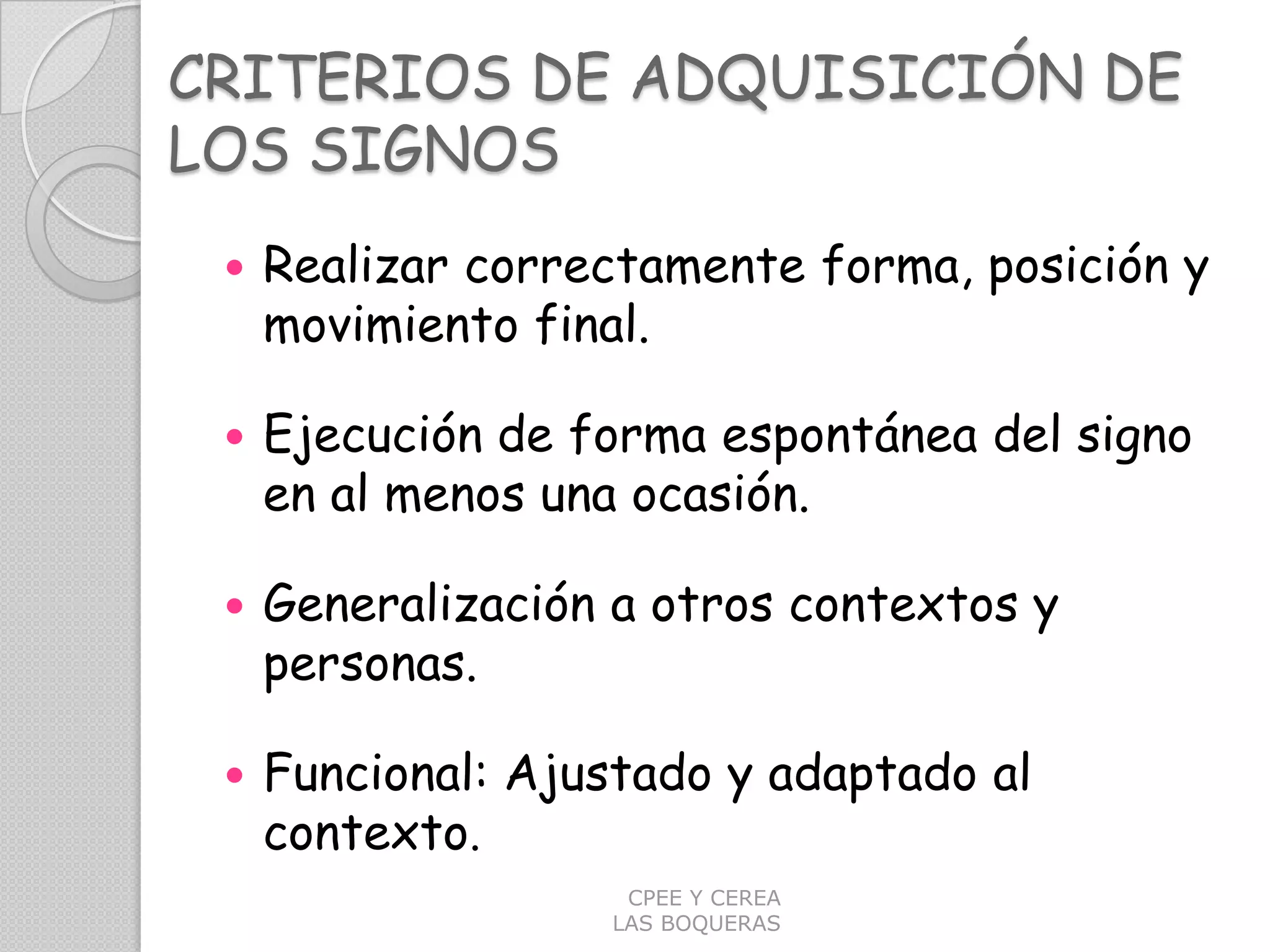 SISTEMAS SAAC PECS - HABLA SIGNADA DE B. SCHAEFFER | PPT