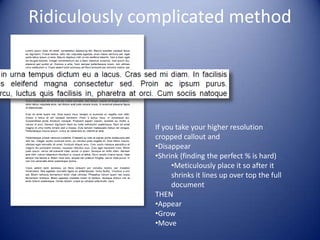 Call out sample | PPT