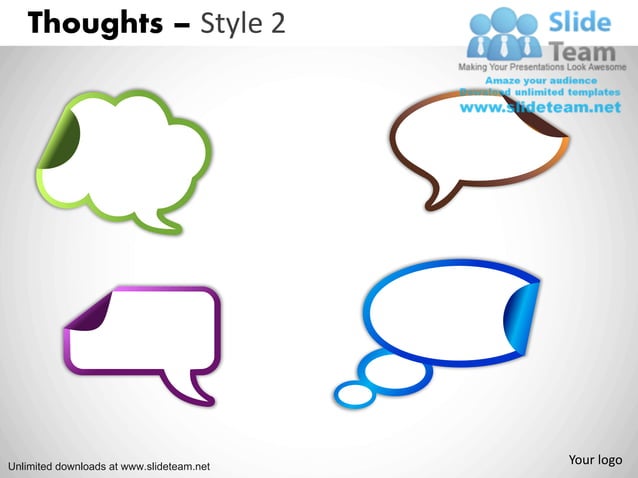 Call outs exclamation thought idea bubble powerpoint slides and ppt ...