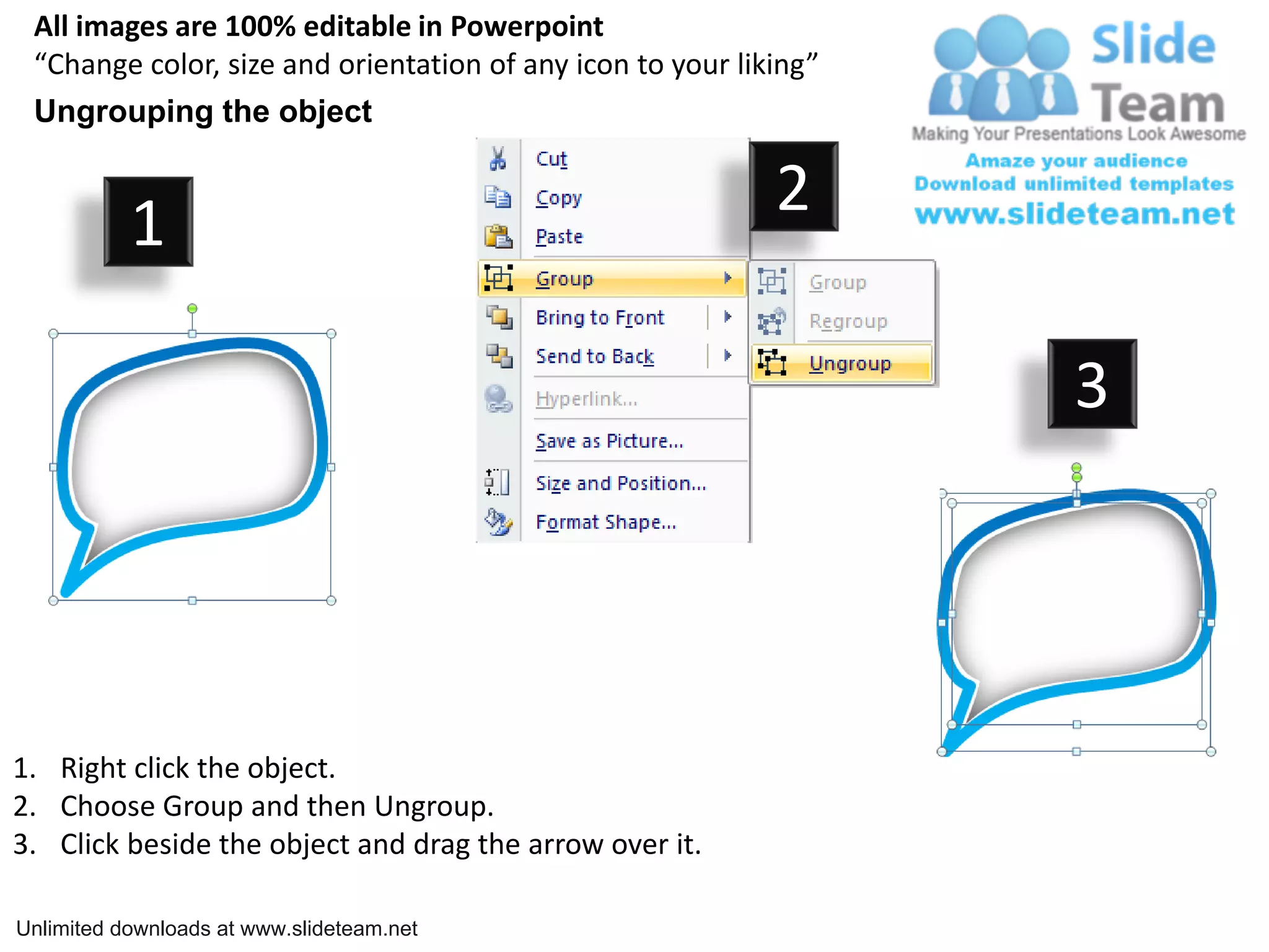 Callouts exclamation thought idea thoughts power point slides and ppt ...