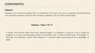 Callpaper concept: An overview | PPTX