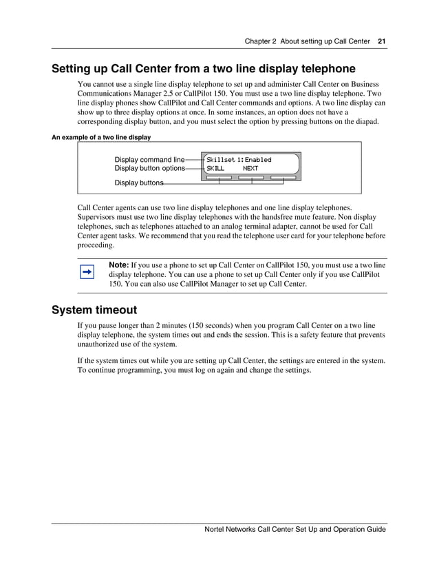 Call pilot call center setup and operation | PDF