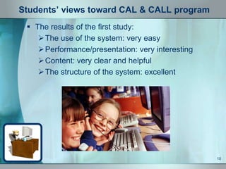 CALL - Computer Assisted Language Learning | PPT
