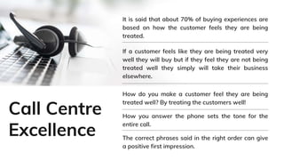 Call Procedure.pptx | Phone Services | Home Utilities