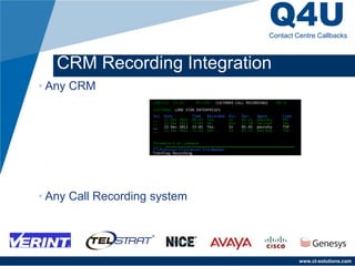 Call Recording CRM tagging | PPT