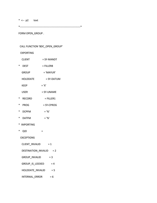 Call session Method of BDC | DOCX | Operating Systems | Computer Software and Applications