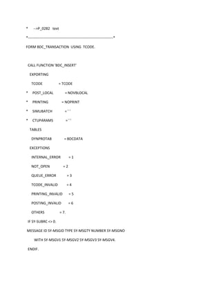 Call session Method of BDC | DOCX