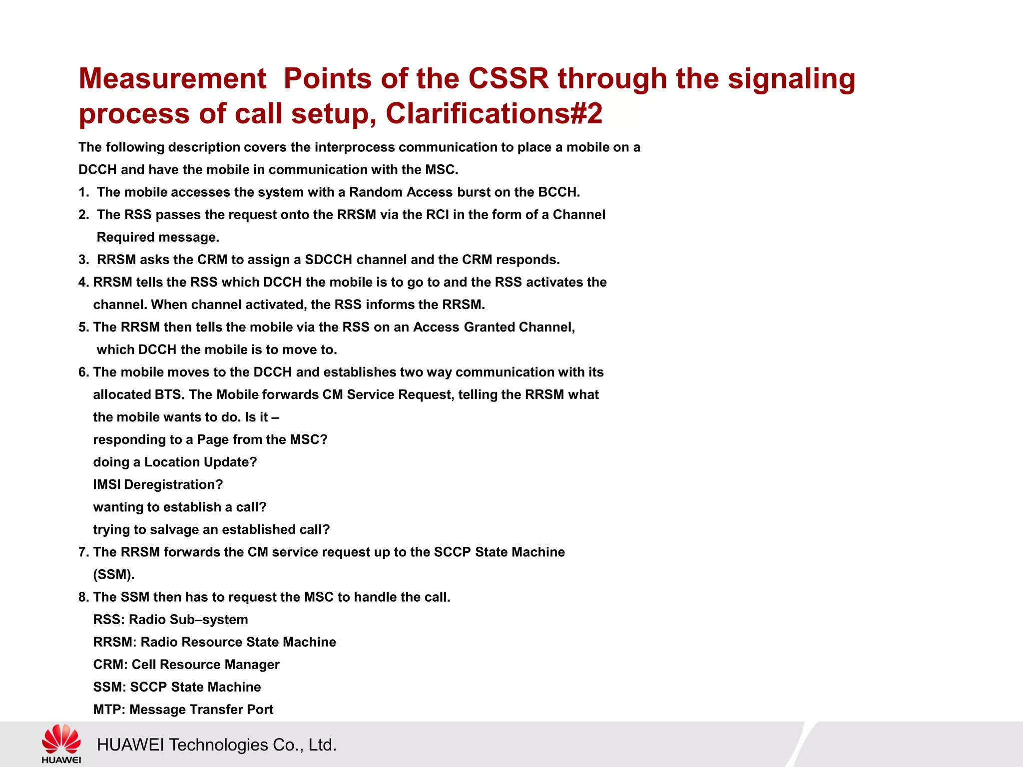 Call Setup Success Rate Definition and Troubleshooting | PDF