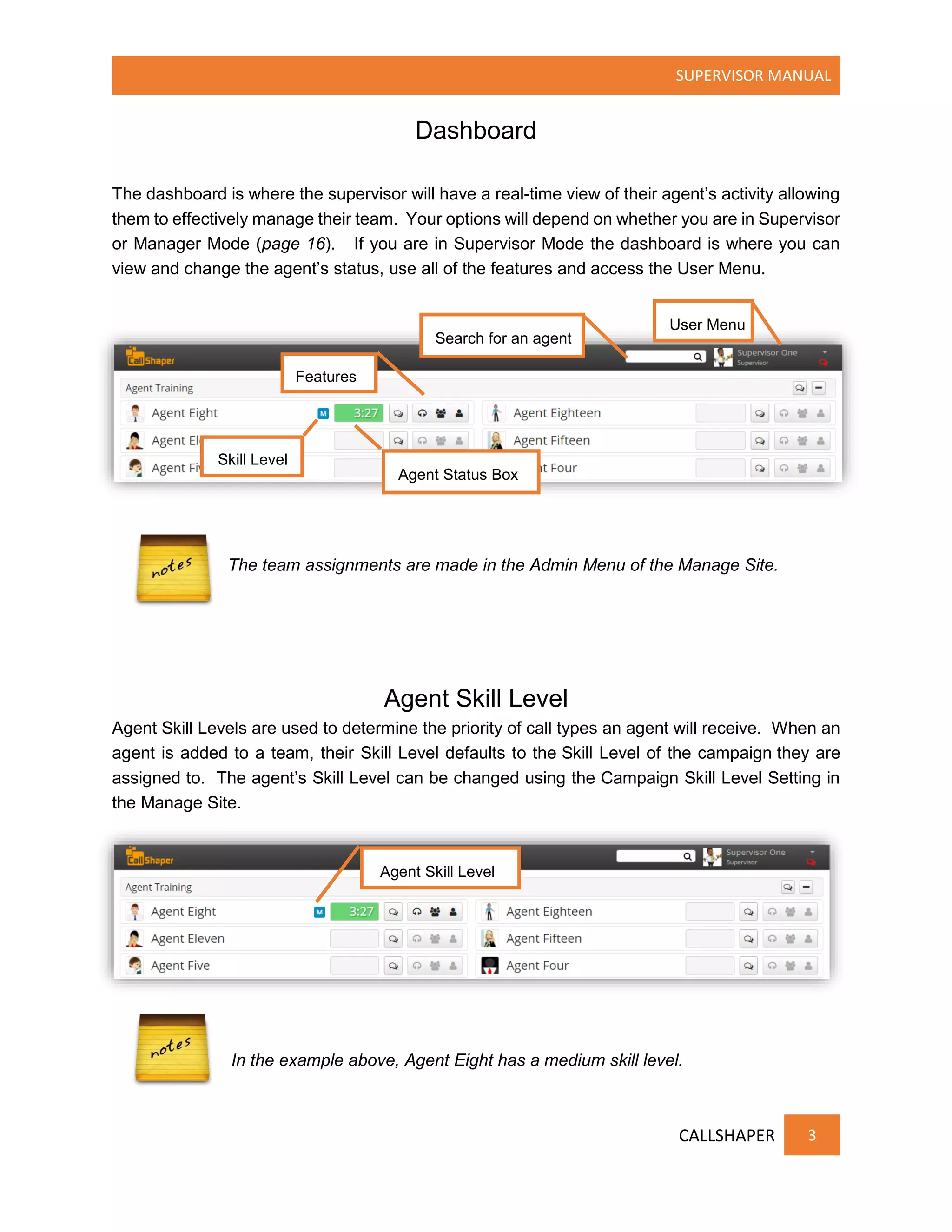 CallShaper Supervisor Manual | PDF