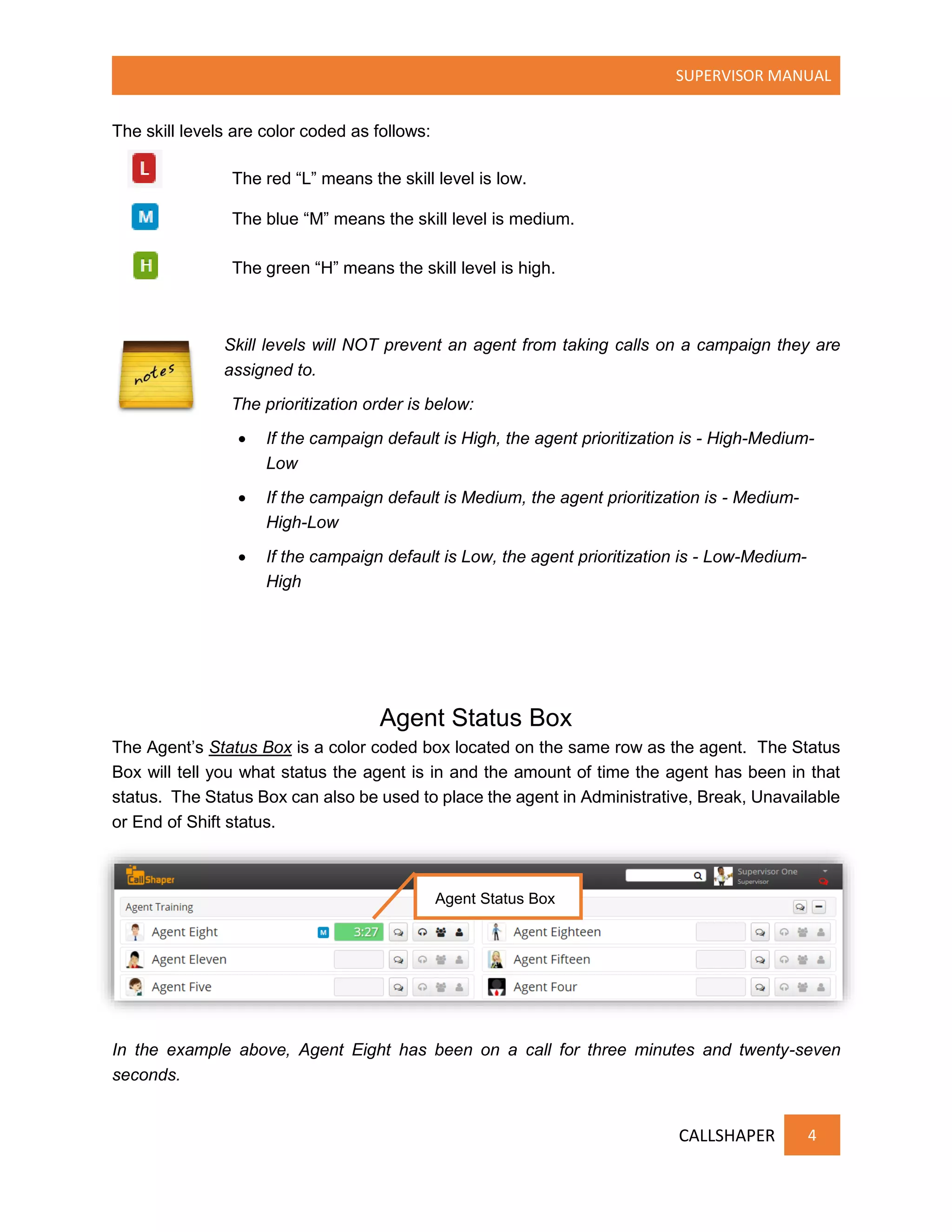CallShaper Supervisor Manual | PDF