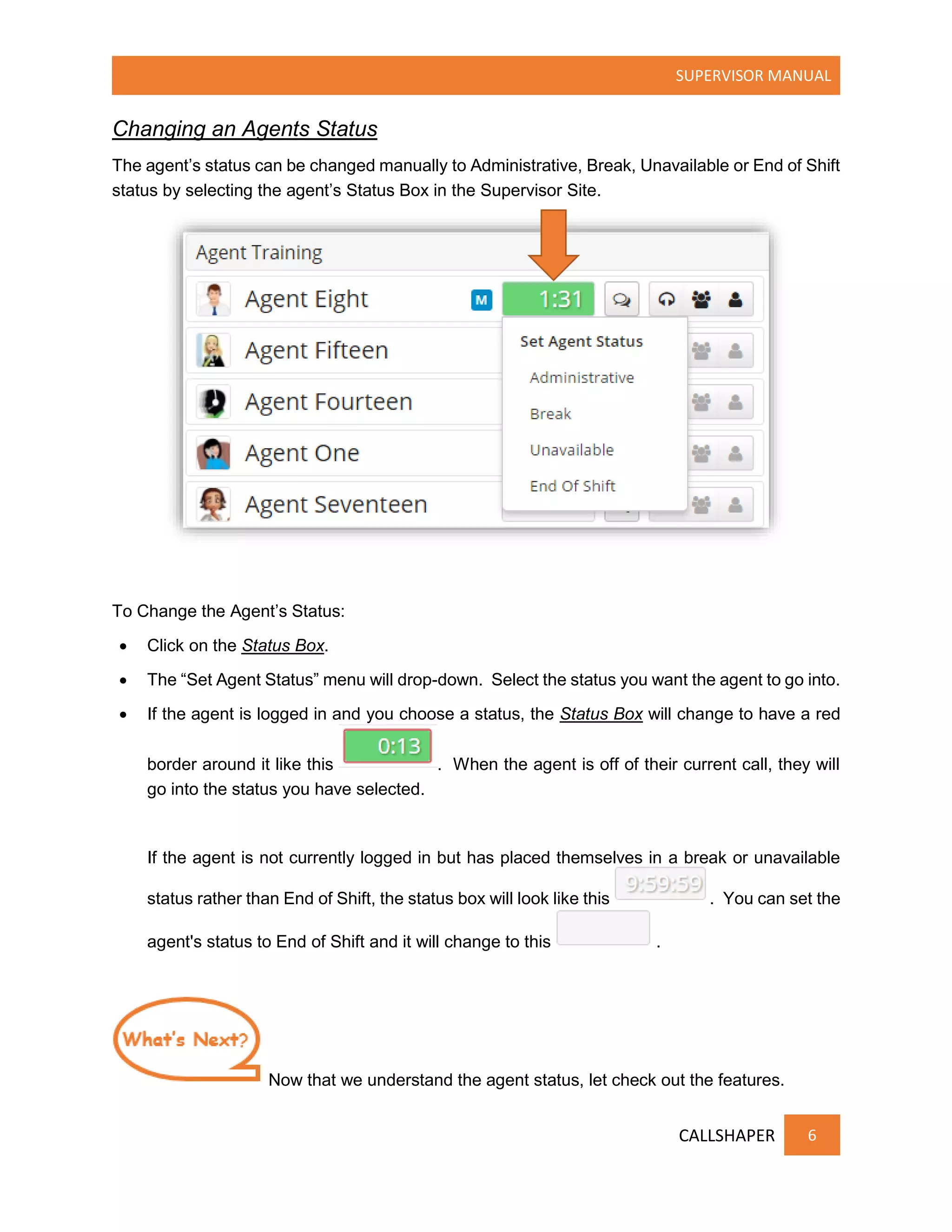CallShaper Supervisor Manual | PDF