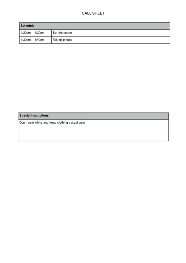 Call sheet for word 3.docx