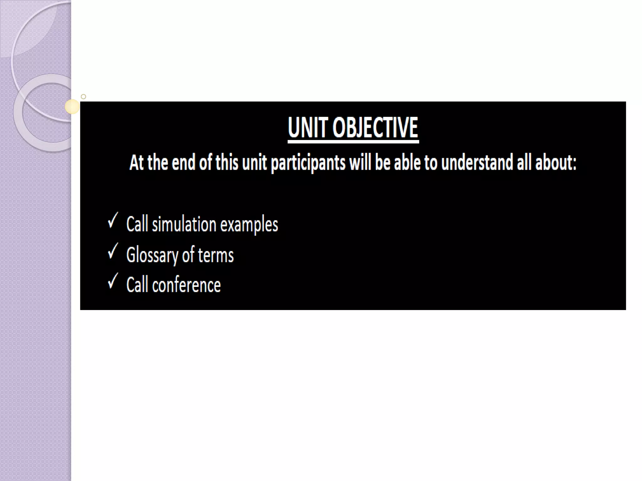 Call simulation | PPT