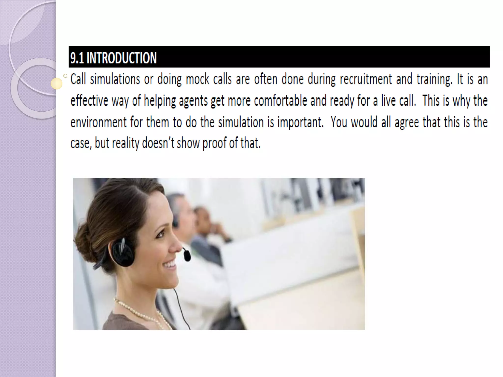 Call simulation | PPT