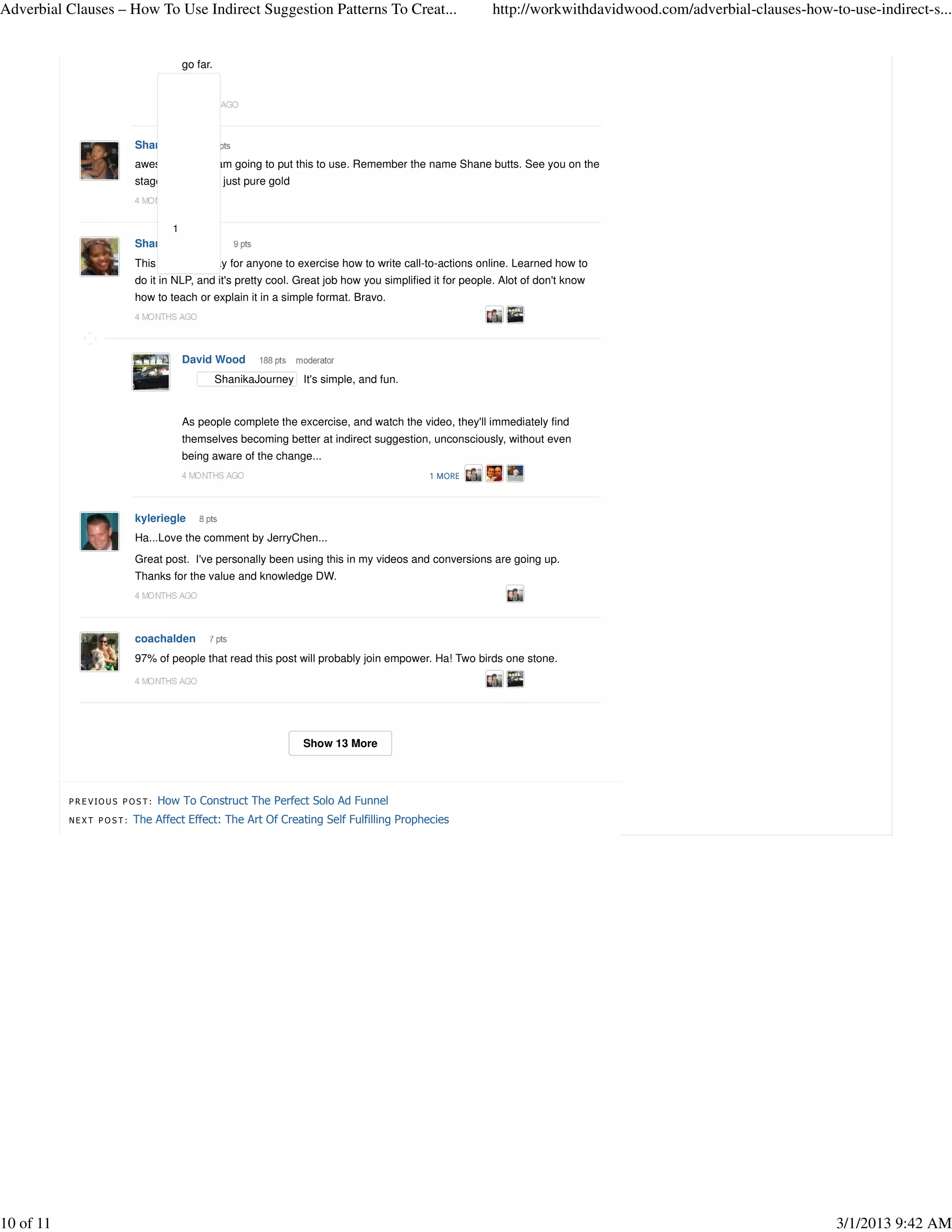 Calls to action assignment | PDF