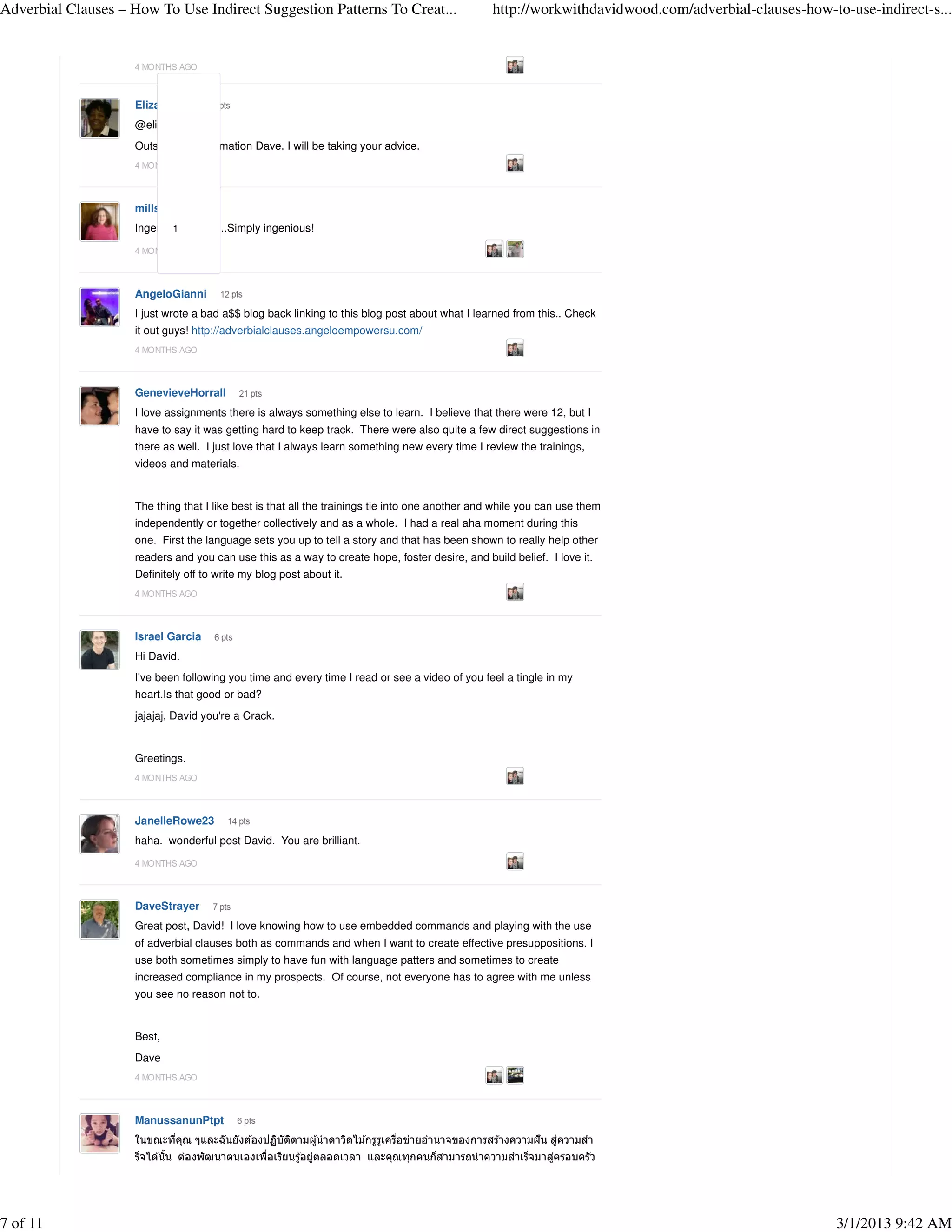 Calls to action assignment | PDF