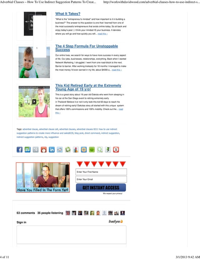 Calls to action assignment | PDF